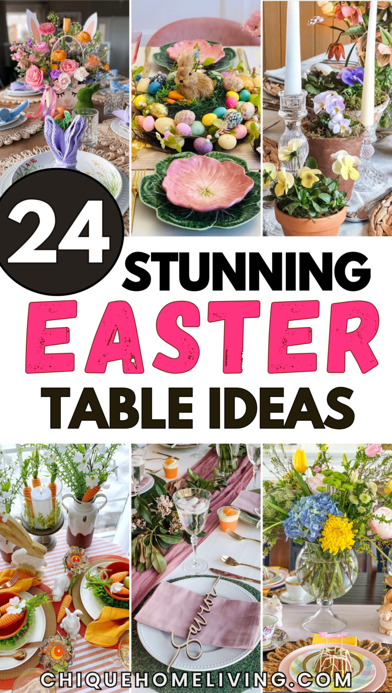 24 Stunning Easter Table Decor Ideas to Impress Your Guests