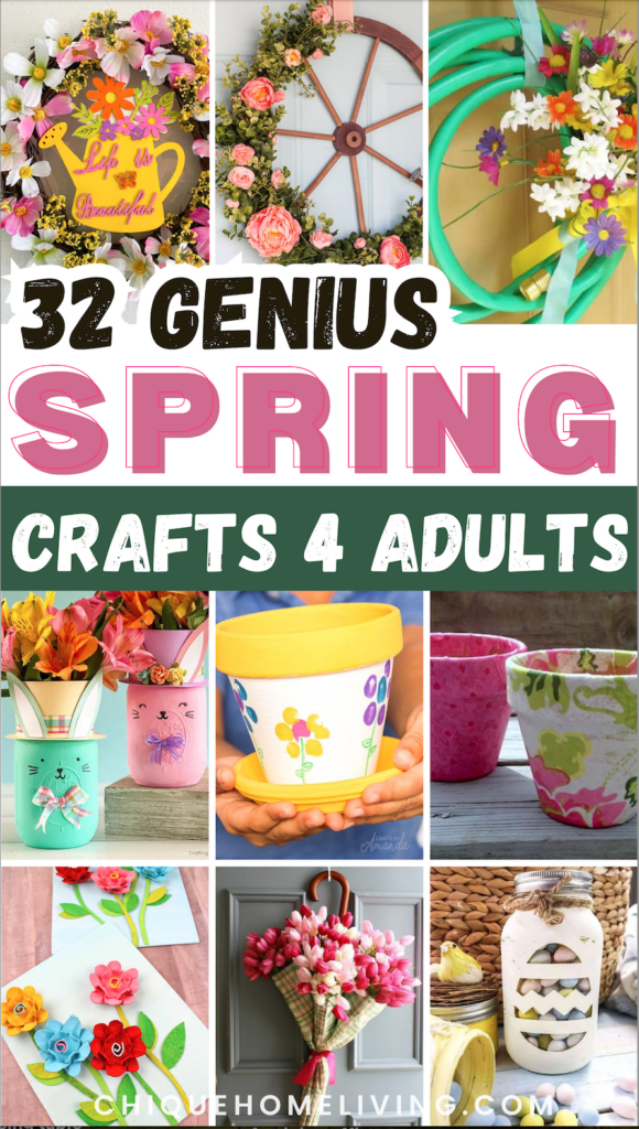 32 Beautiful Spring Crafts for Adults to Try This Season