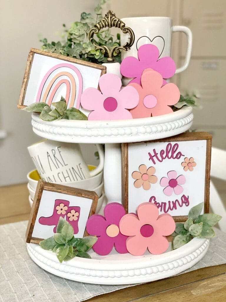 24 Stunning Spring Tray Decor Ideas for a Fresh Seasonal Touch
