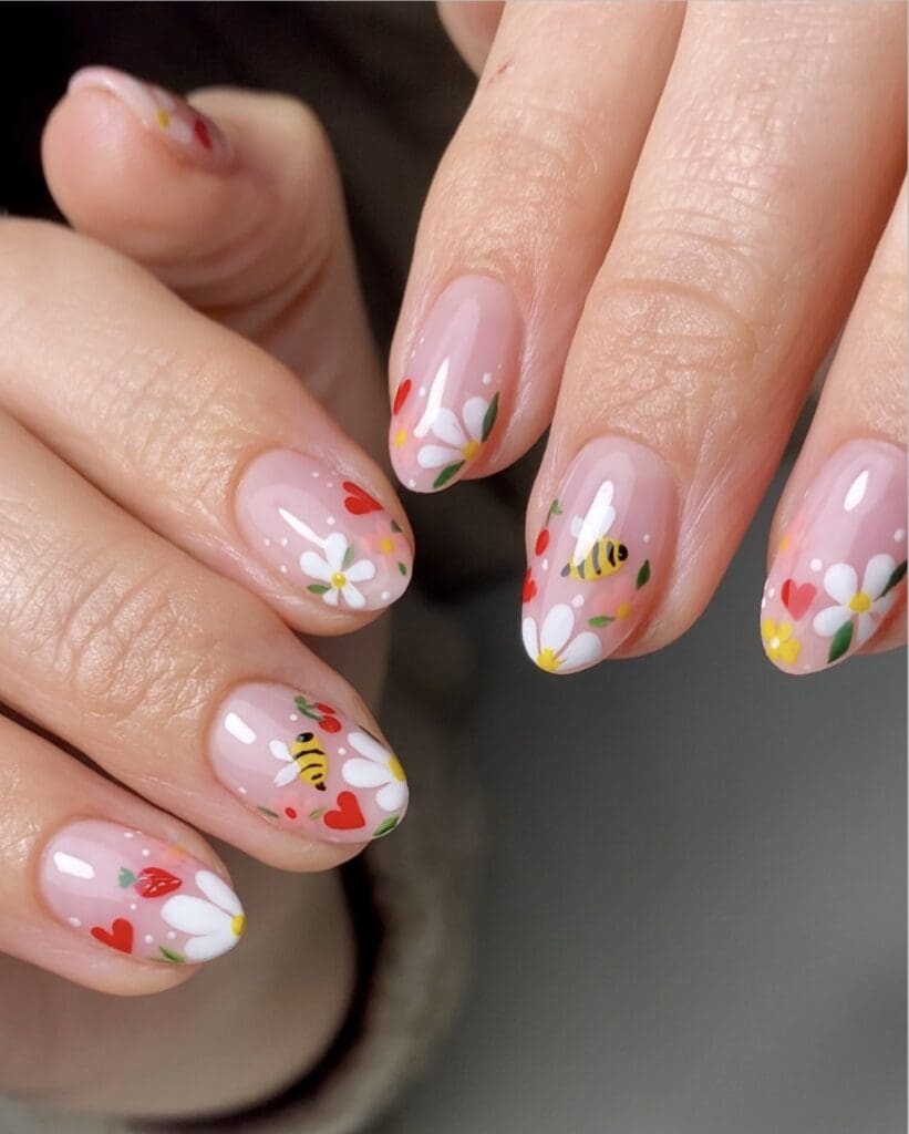 34 Insanely Cute Floral Nail Ideas for Spring & Summer