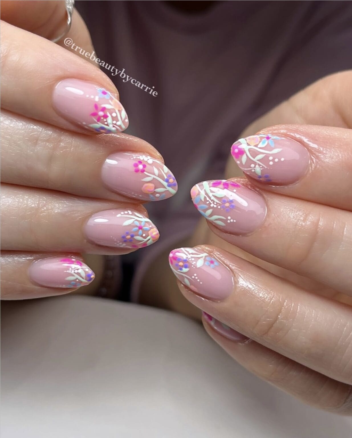 34 Insanely Cute Floral Nail Ideas for Spring & Summer