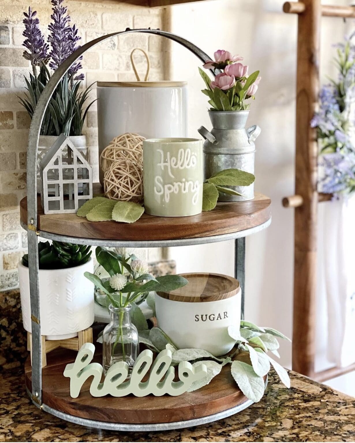 27 Super Cute Spring Tiered Tray Ideas You'll Love
