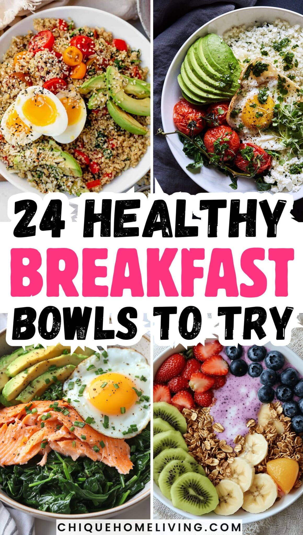 24 Easy & Healthy Breakfast Bowls to Start the Morning Right