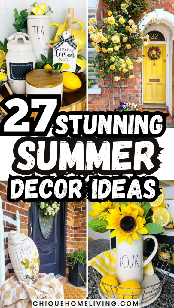 Bring the Outdoors In: 27 Best Summer Decor Ideas to Refresh Your Home