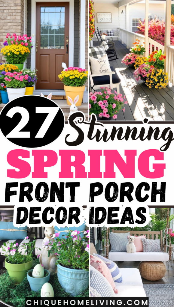 27 Stunning Spring Front Porch Decor Ideas You'll Love