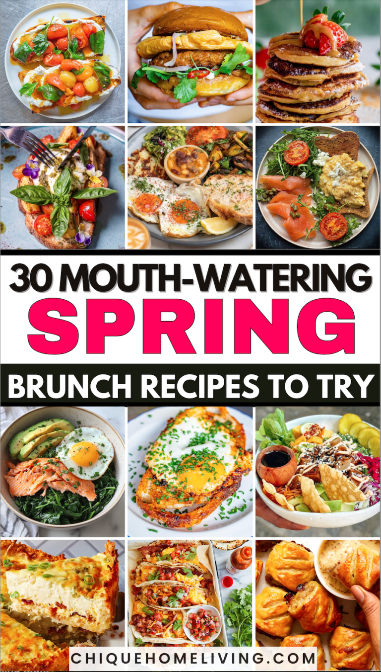 30 Mouth-Watering Spring Brunch Ideas You'll Love