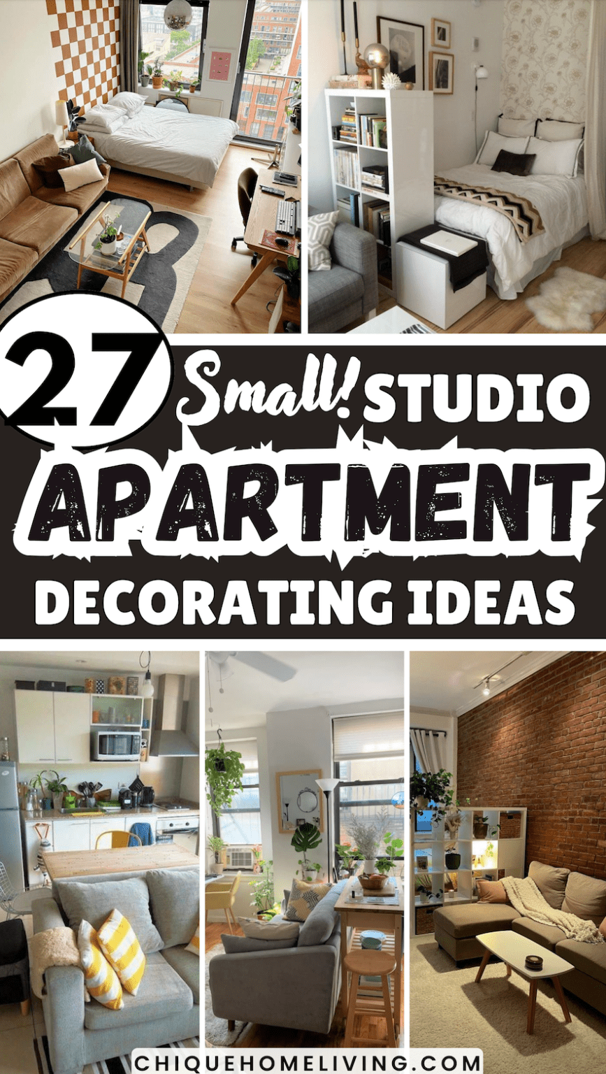 27 Stunning Small Studio Apartment Decor Ideas You'll Love