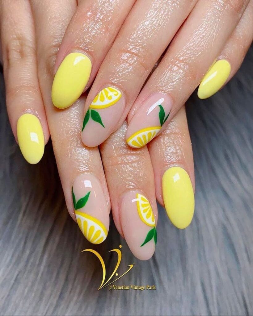 35 Super Cute Lemon Nail Ideas You’ll Obsess Over