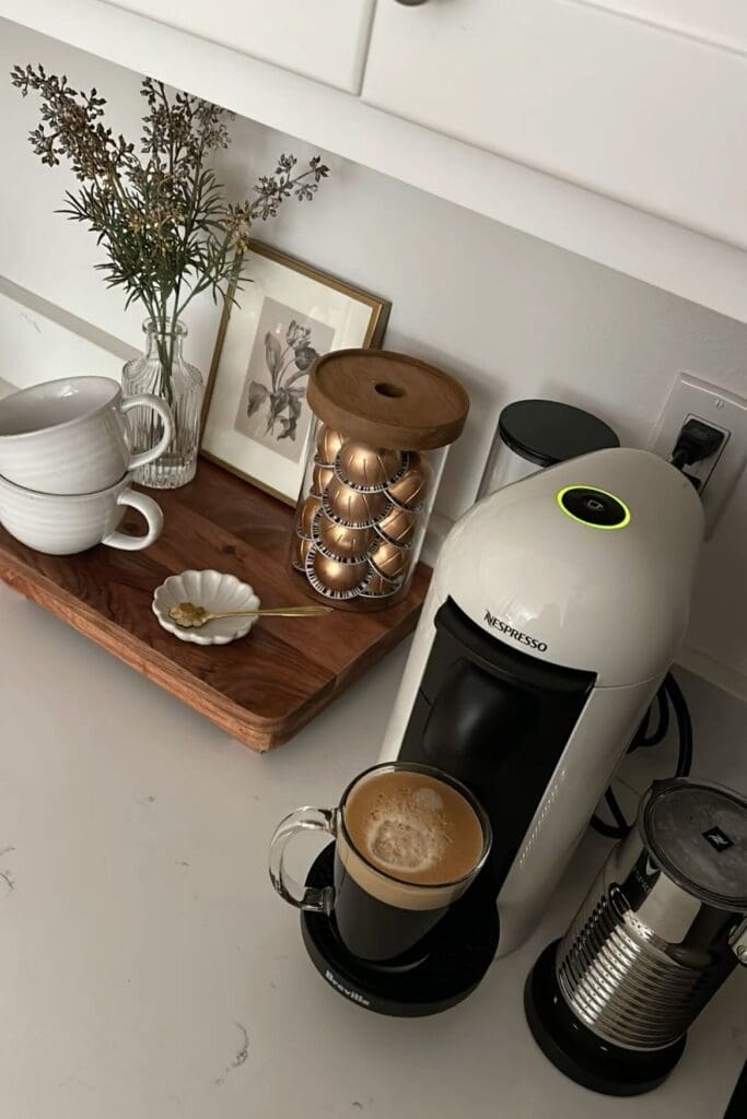32 Genius Kitchen Counter Coffee Bar Ideas You'll Love