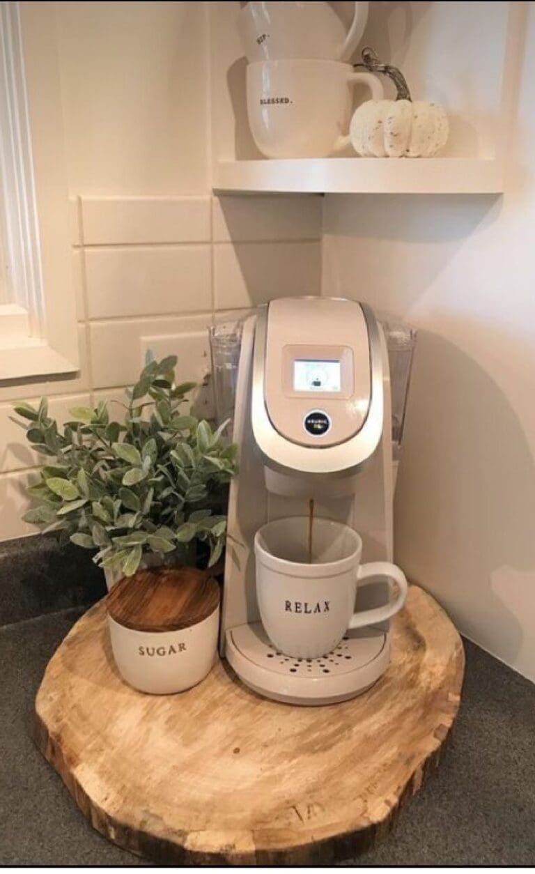 32 Genius Kitchen Counter Coffee Bar Ideas You'll Love