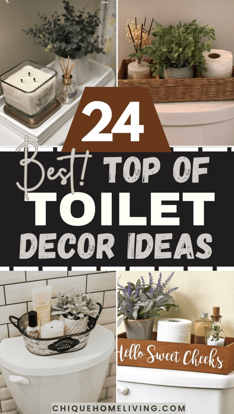 24 Top of Toilet Decor Ideas That Instantly Elevate Your Bathroom