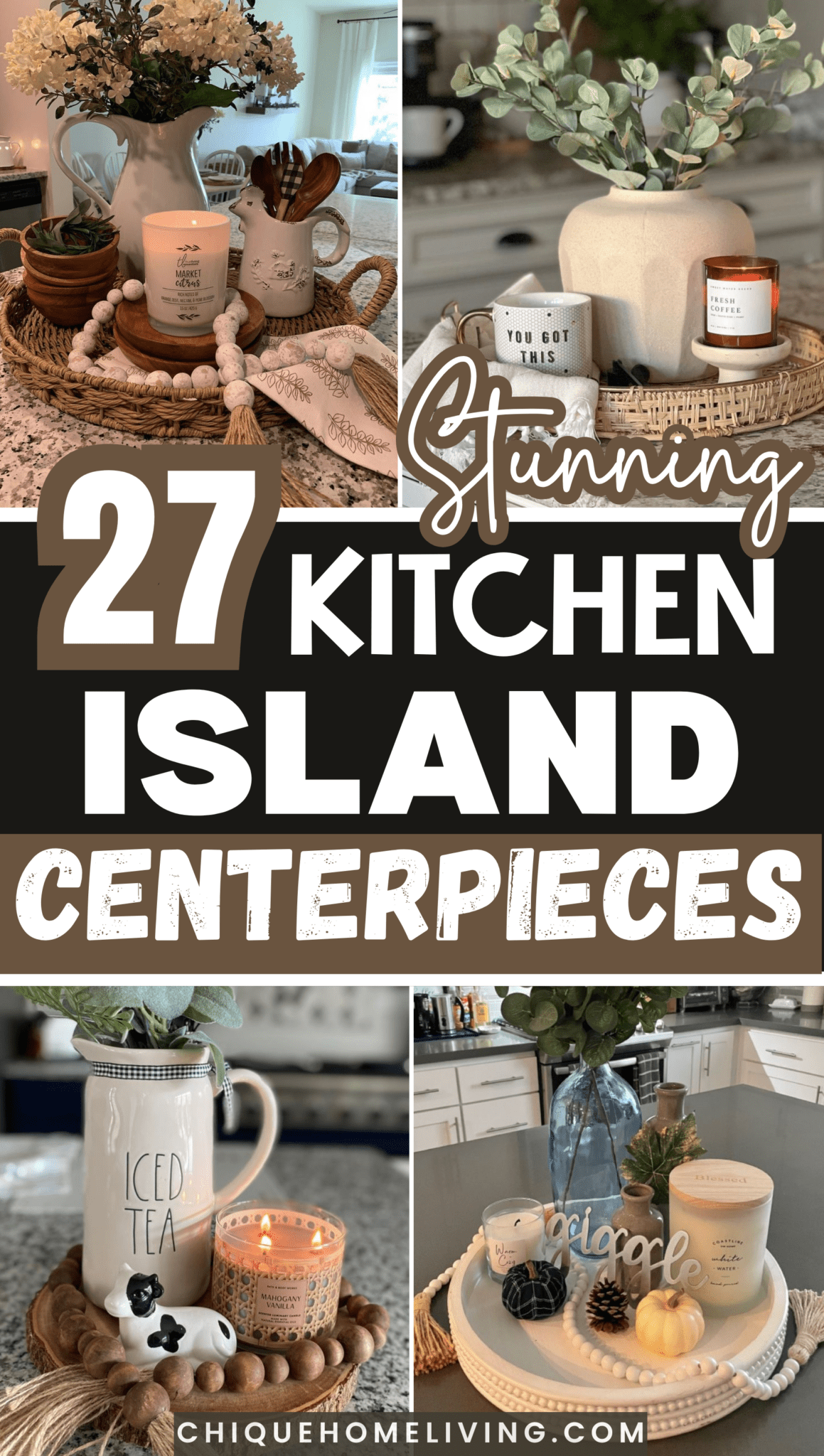 27 Stunning Kitchen Island Centerpiece Ideas