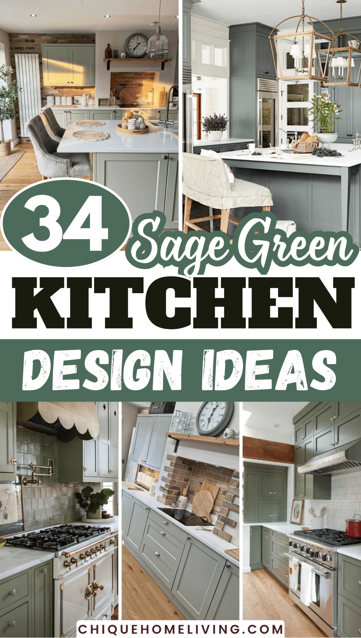 34 Beautiful Sage Green Kitchen Design Ideas to Inspire You