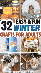 32 Best Winter Craft Ideas for Adults to Try This Season
