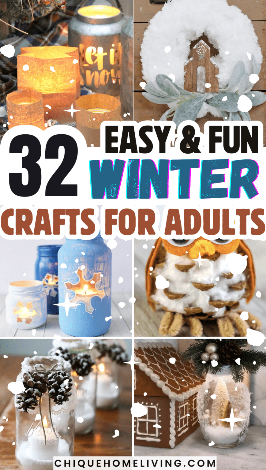 32 Best Winter Craft Ideas for Adults to Try This Season