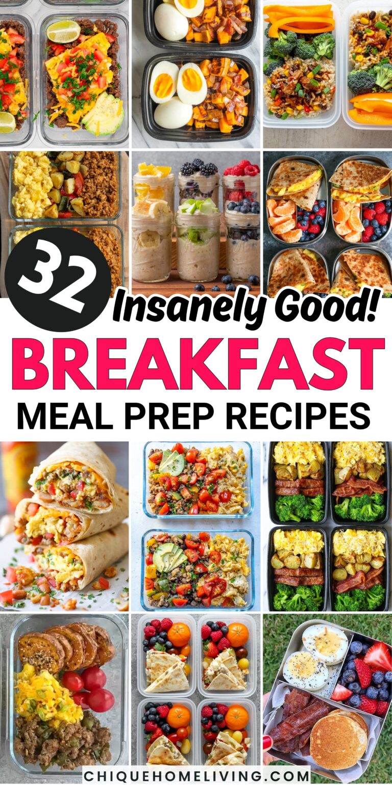 32 Easy Breakfast Meal Prep Recipes for Busy Weekdays